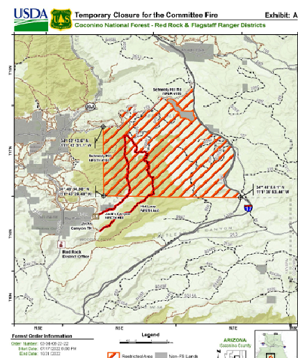 Sedona Eye » Sedona Area Wildfire at Zero Containment